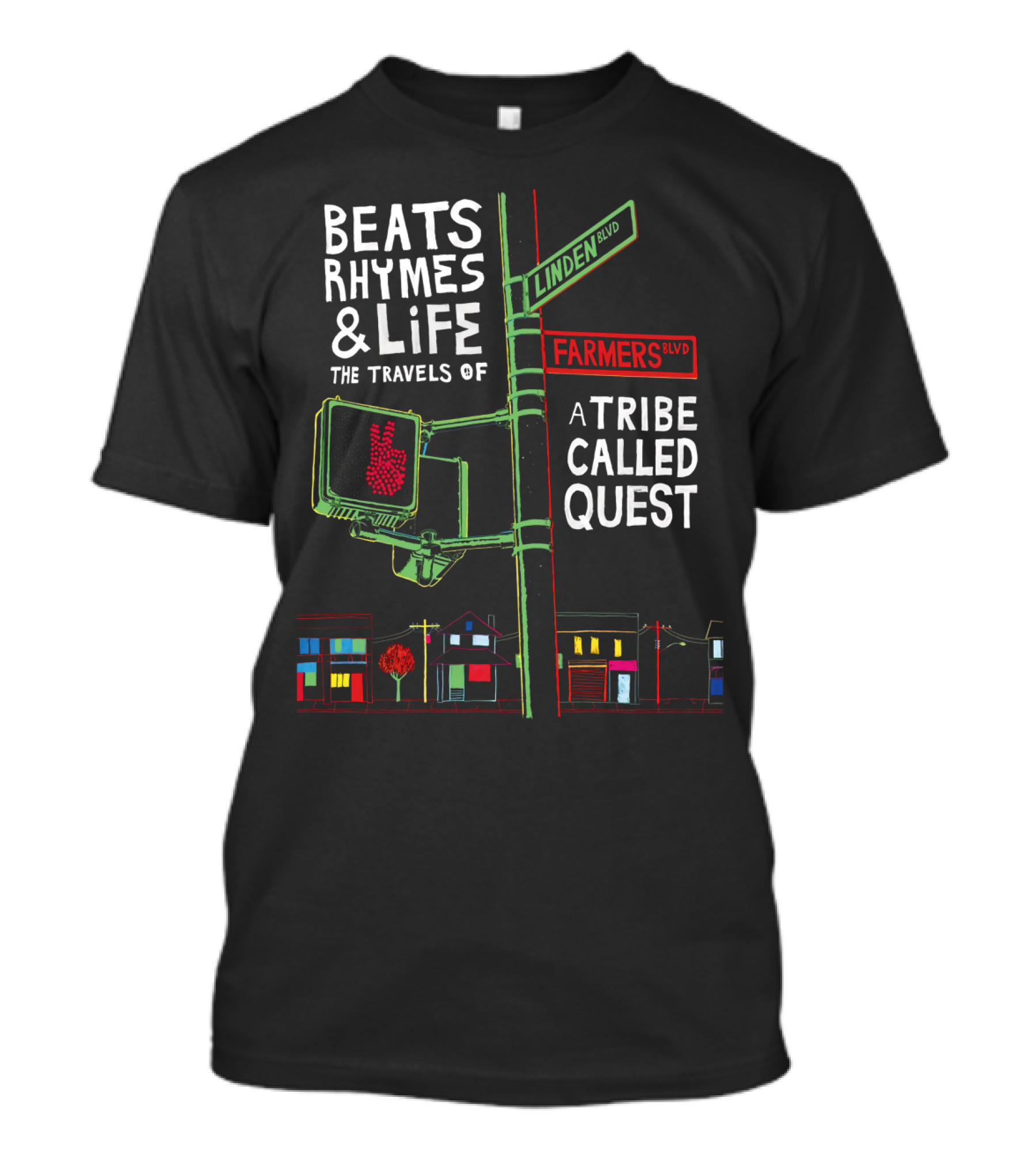 Beats Rhymes And Life The Travels Of A Tribe Called Quest Linden Blvd Farmers Blvd T-Shirt