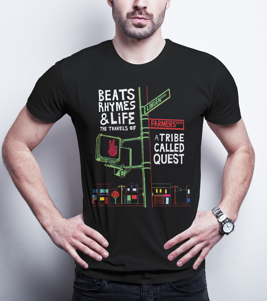 Beats Rhymes And Life The Travels Of A Tribe Called Quest Linden Blvd Farmers Blvd T-Shirt