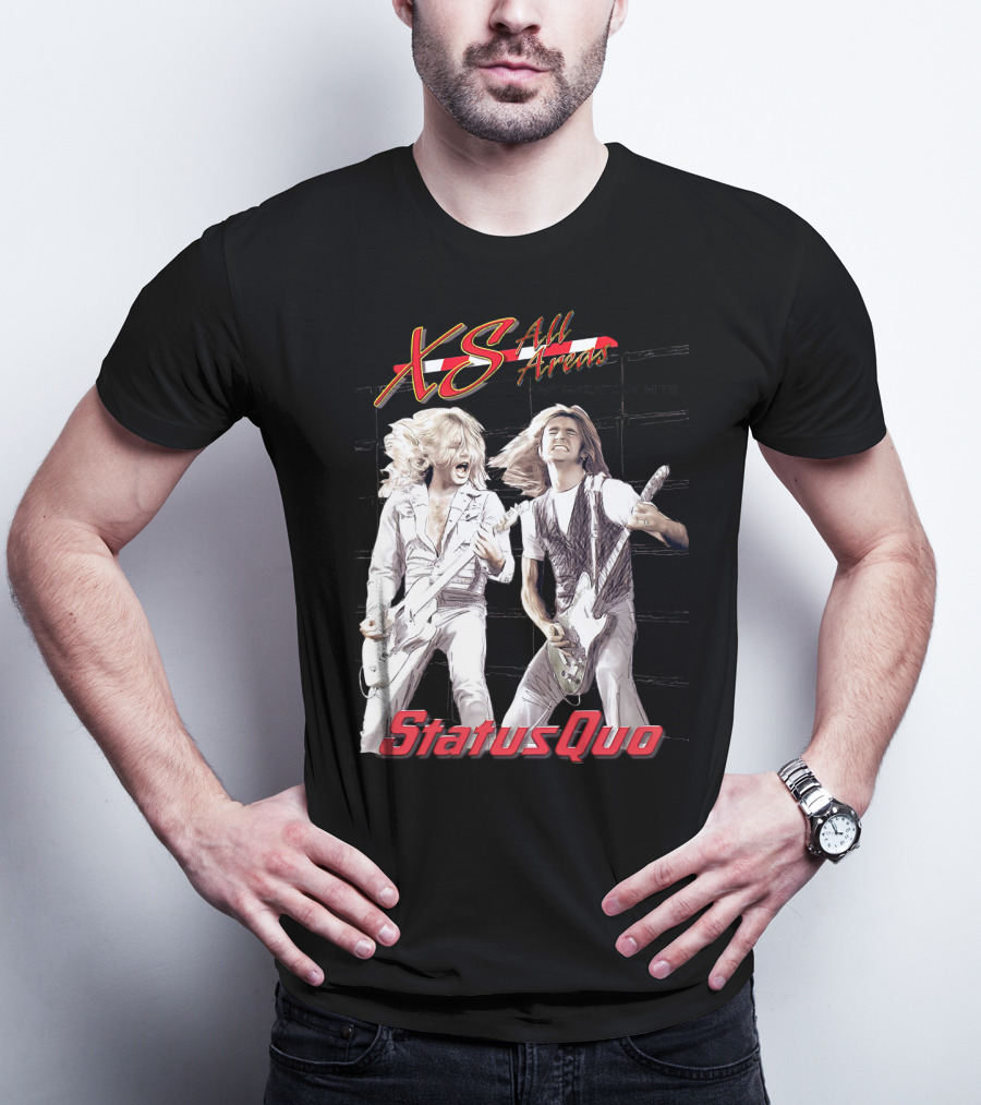 XS All Areas The Greatest Hits Status Quo T-Shirt