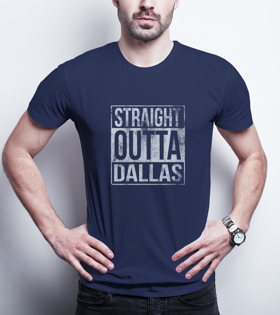 Straight Outta Dallas Retro Urban T-Shirt