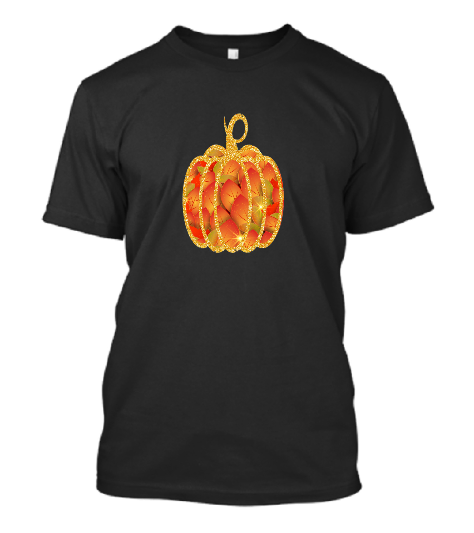 Amazing Fall Pumpkin Halloween Thanksgiving Best Autumn Leaves Glow T-Shirt