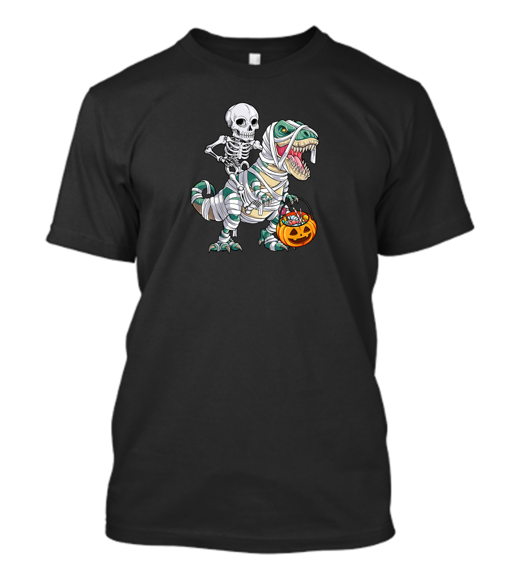Skeleton Mummy Dinosaur Rex Halloween Best T-Shirt