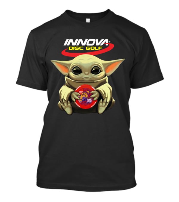 INNOVA Disc Golf Baby Character Holding Star Lion T-Shirt
