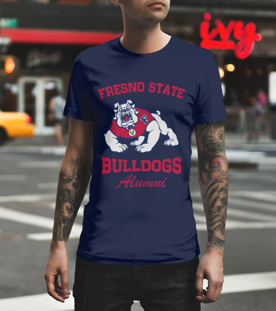 Fresno State Bulldogs Alumni Bulldog Mascot T-Shirt