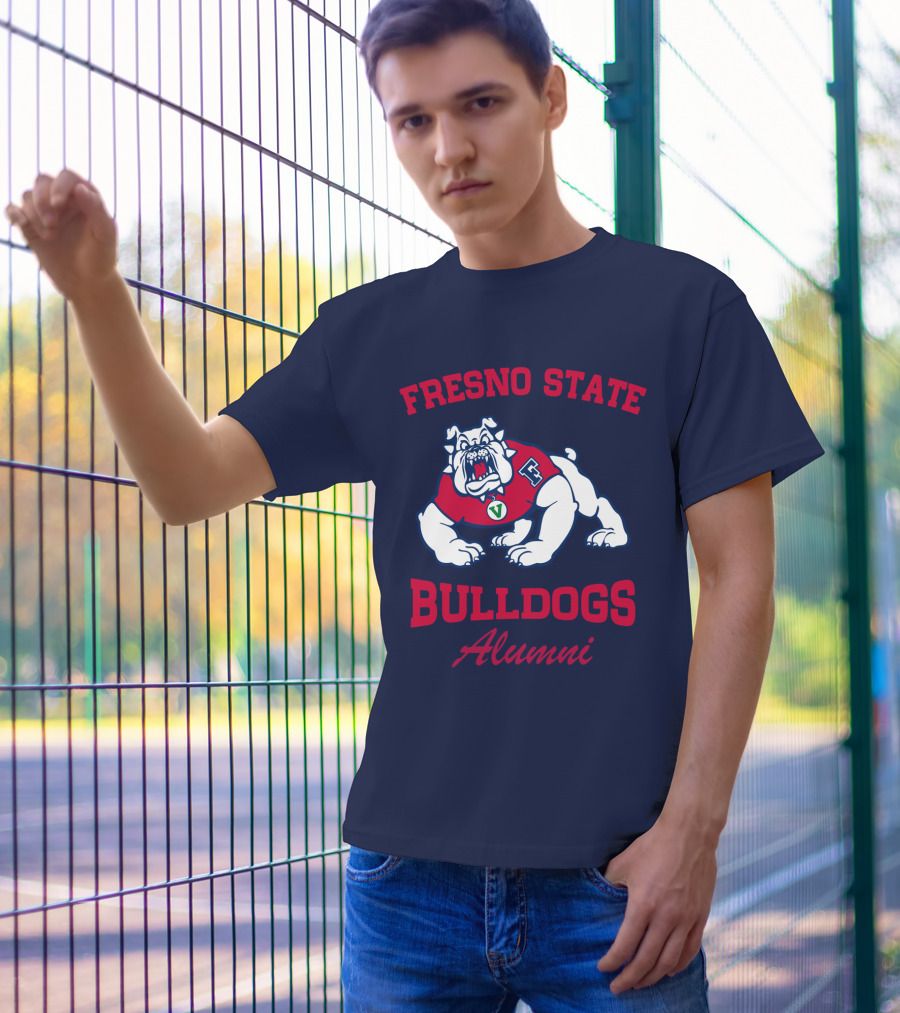 Fresno State Bulldogs Alumni Bulldog Mascot T-Shirt
