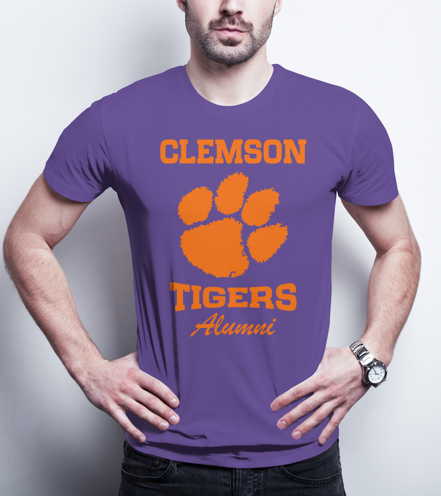 Clemson Tigers Alumni Paw Prints T-Shirt