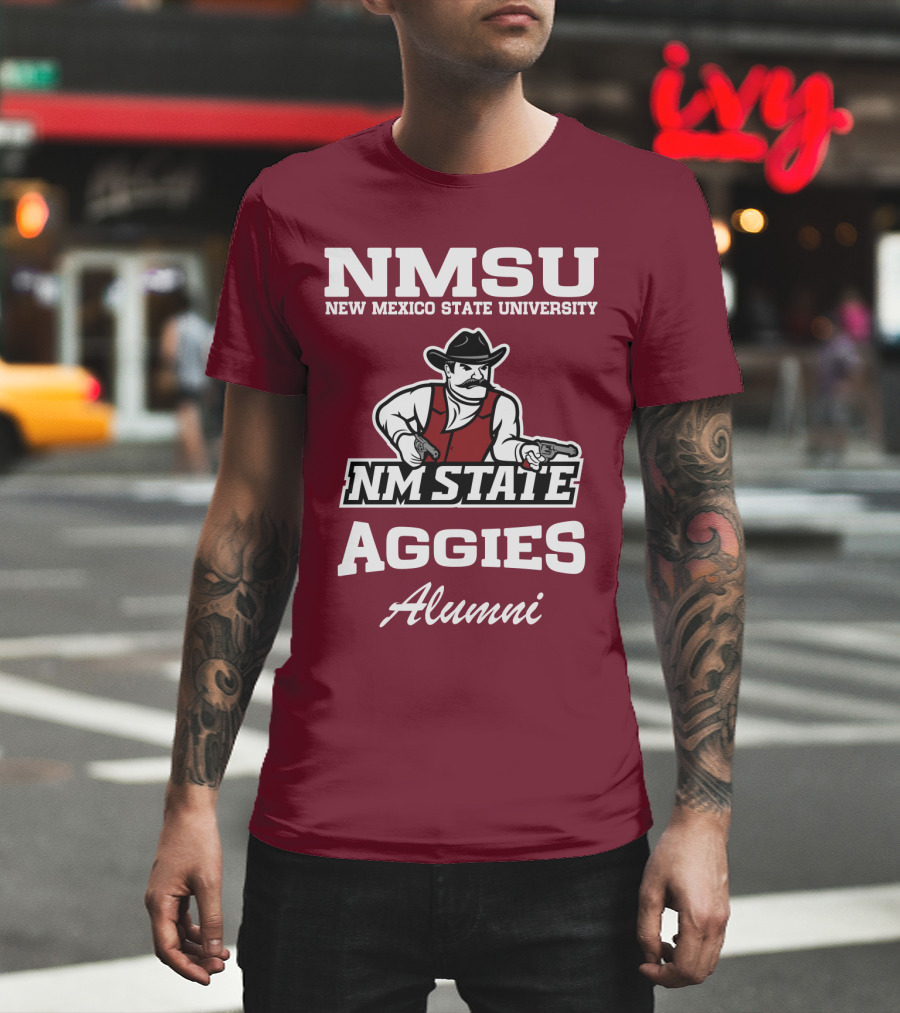 NMSU New Mexico State University NM State Aggies Alumni T-Shirt