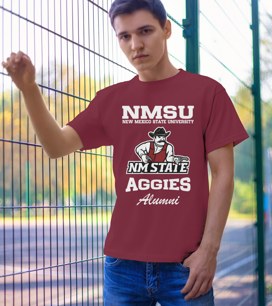 NMSU New Mexico State University NM State Aggies Alumni T-Shirt