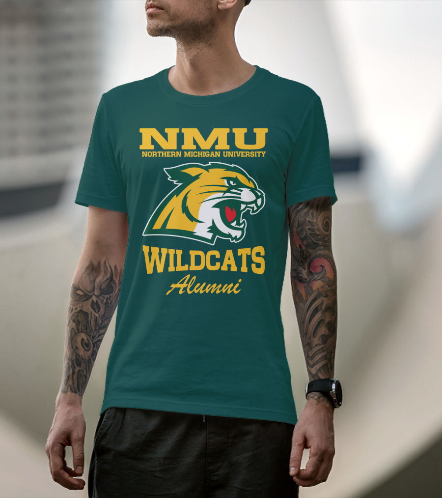 NMU Northern Michigan University Wildcats Alumni T-Shirt