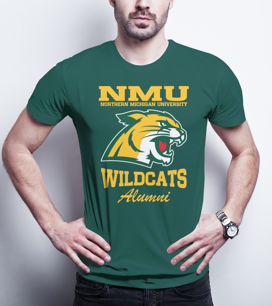 NMU Northern Michigan University Wildcats Alumni T-Shirt