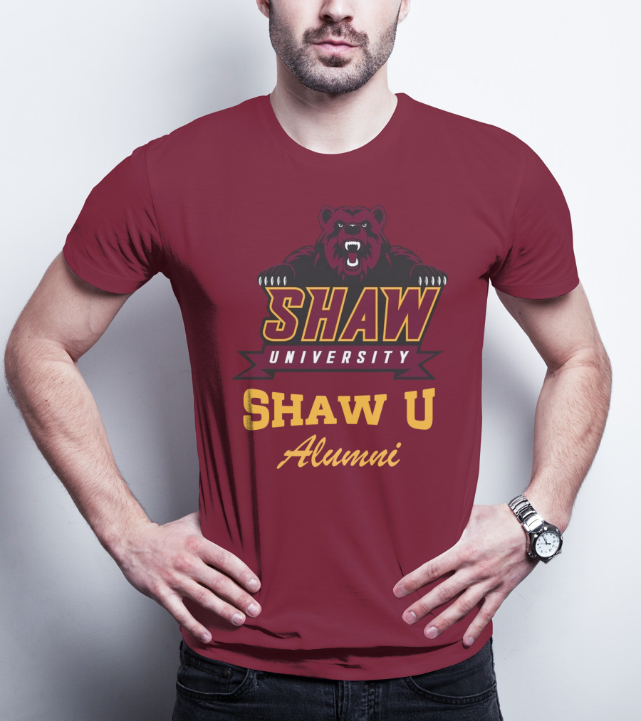 Shaw University Bear Shaw U Alumni T-Shirt