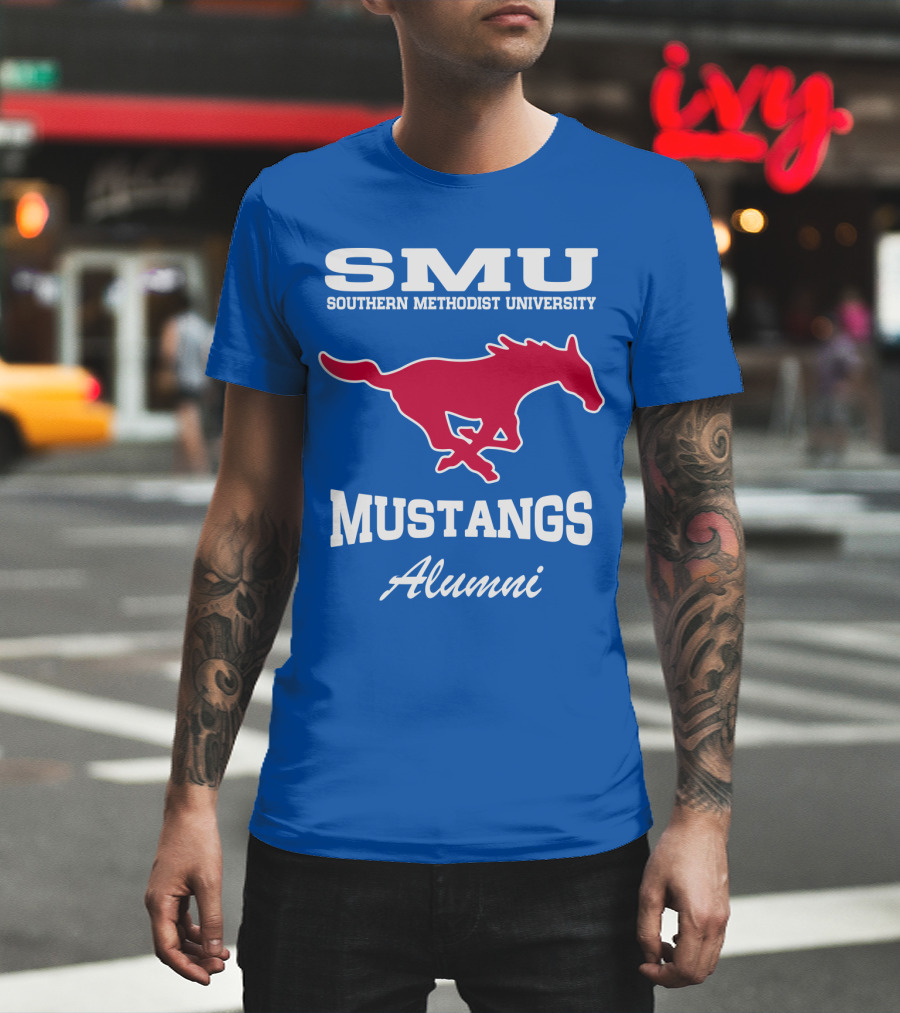 SMU Southern Methodist University Mustangs Alumni T-Shirt