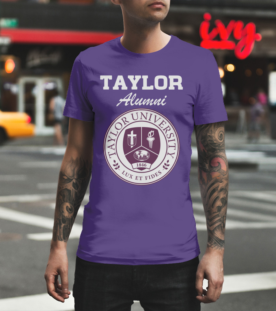 Taylor University Alumni Lux Et Fides 1846 T-Shirt