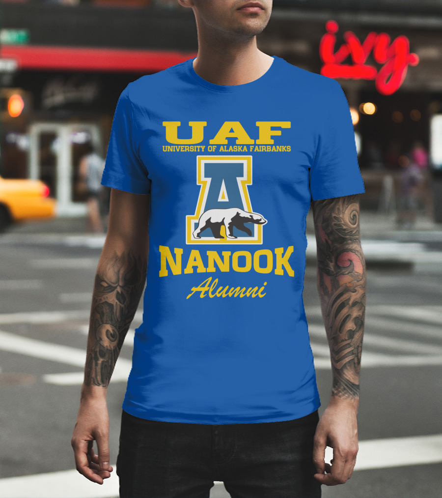UAF University Of Alaska Fairbanks Nanook Alumni T-Shirt