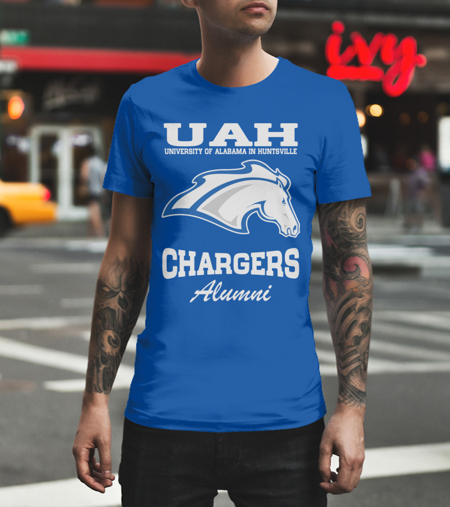 UAH University Of Alabama In Huntsville Chargers Alumni T-Shirt