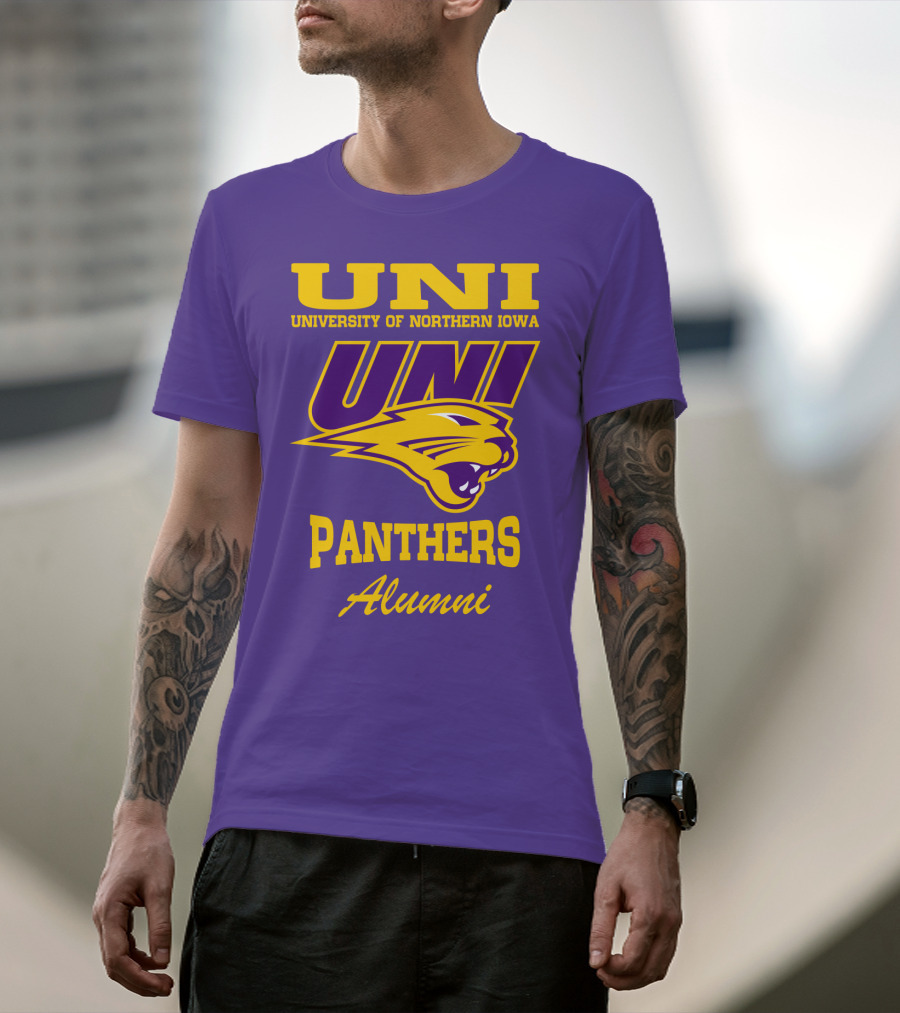 UNI University Of Northern Iowa Panthers Alumni T-Shirt
