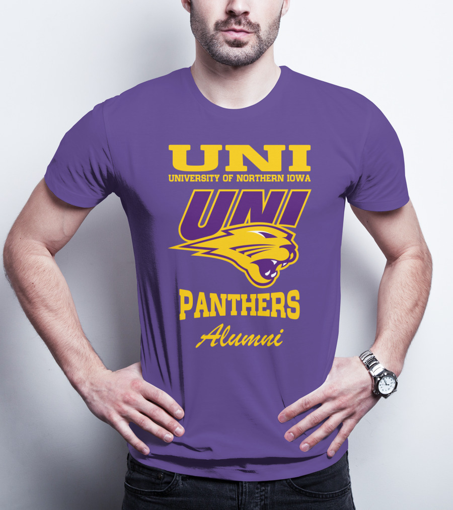 UNI University Of Northern Iowa Panthers Alumni T-Shirt