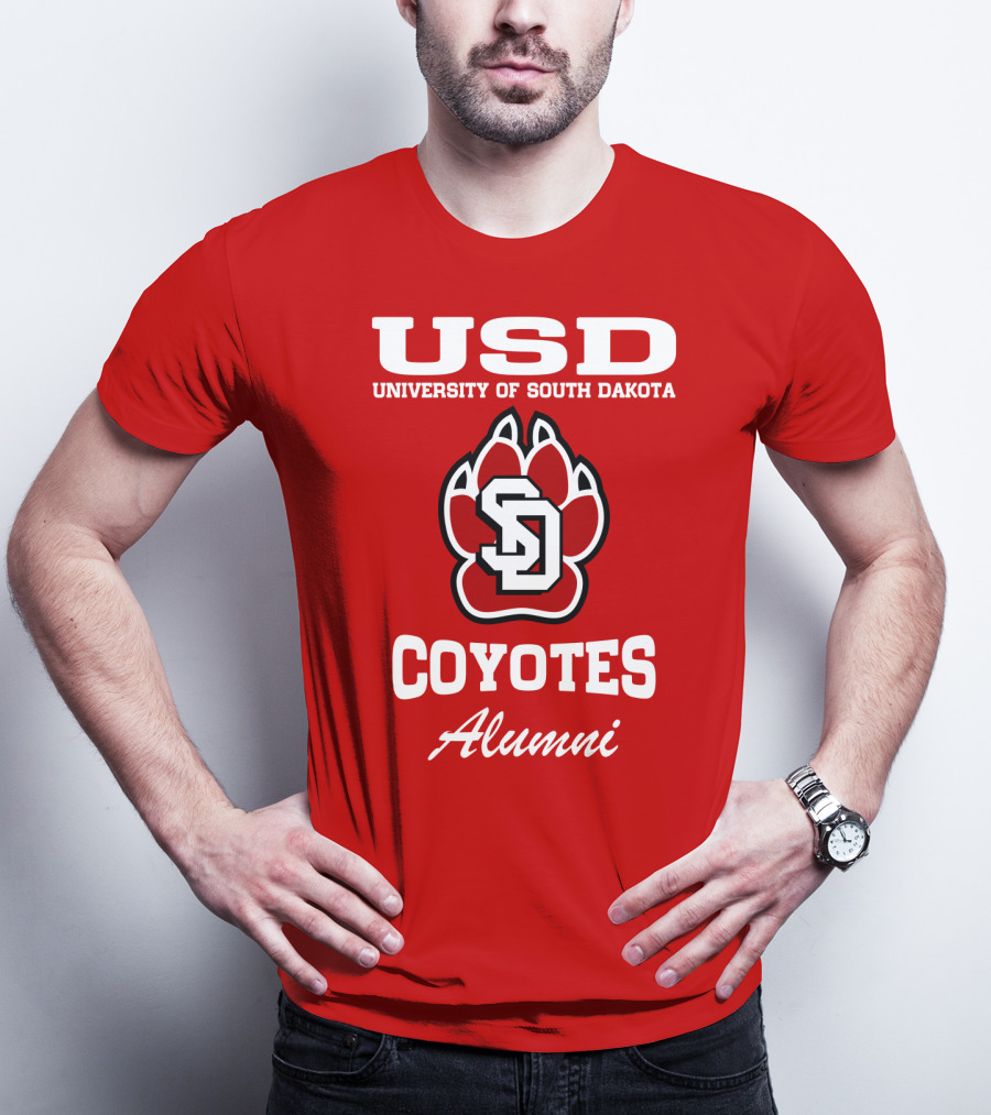 USD University Of South Dakota Coyotes Alumni T-Shirt