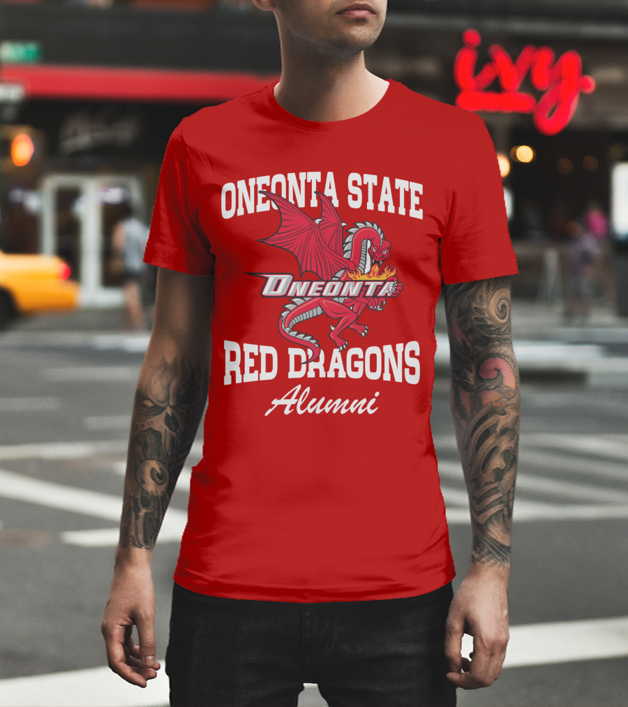 Oneonta State Red Dragons Alumni T-Shirt