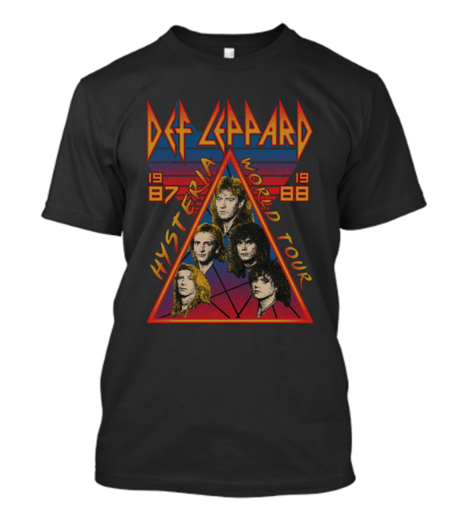 Def Leppard 1987-1988 Hysteria World Tour Def2 T-Shirt