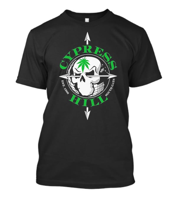 Cypress Hill Est. 1988 South Gate Skull T-Shirt