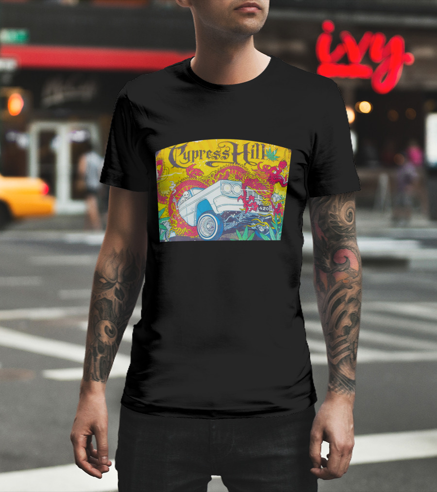 Cypress Hill Lowrider 420 Dragon Hill5 T-Shirt