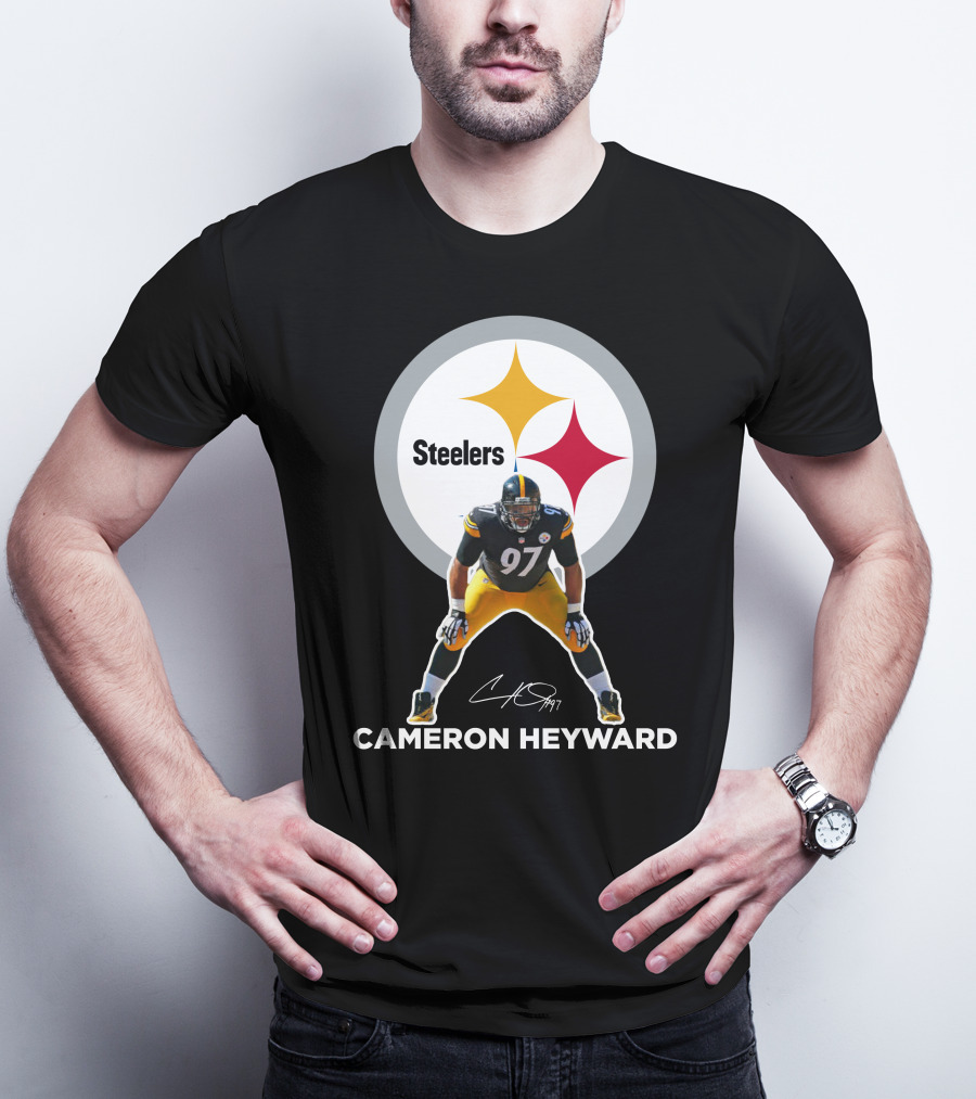 Cameron Heyward Pittsburgh Steelers 97 Nfl Player Signature T-Shirt