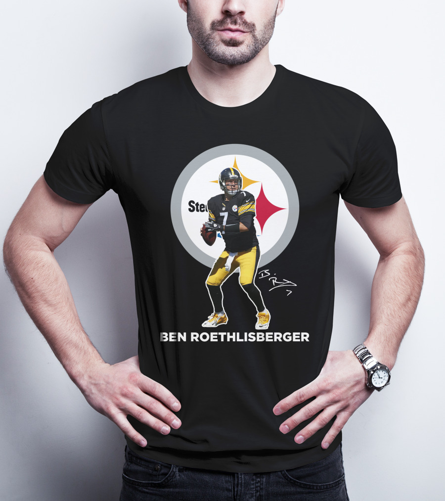 Ben Roethlisberger Steelers Number 7 T-Shirt