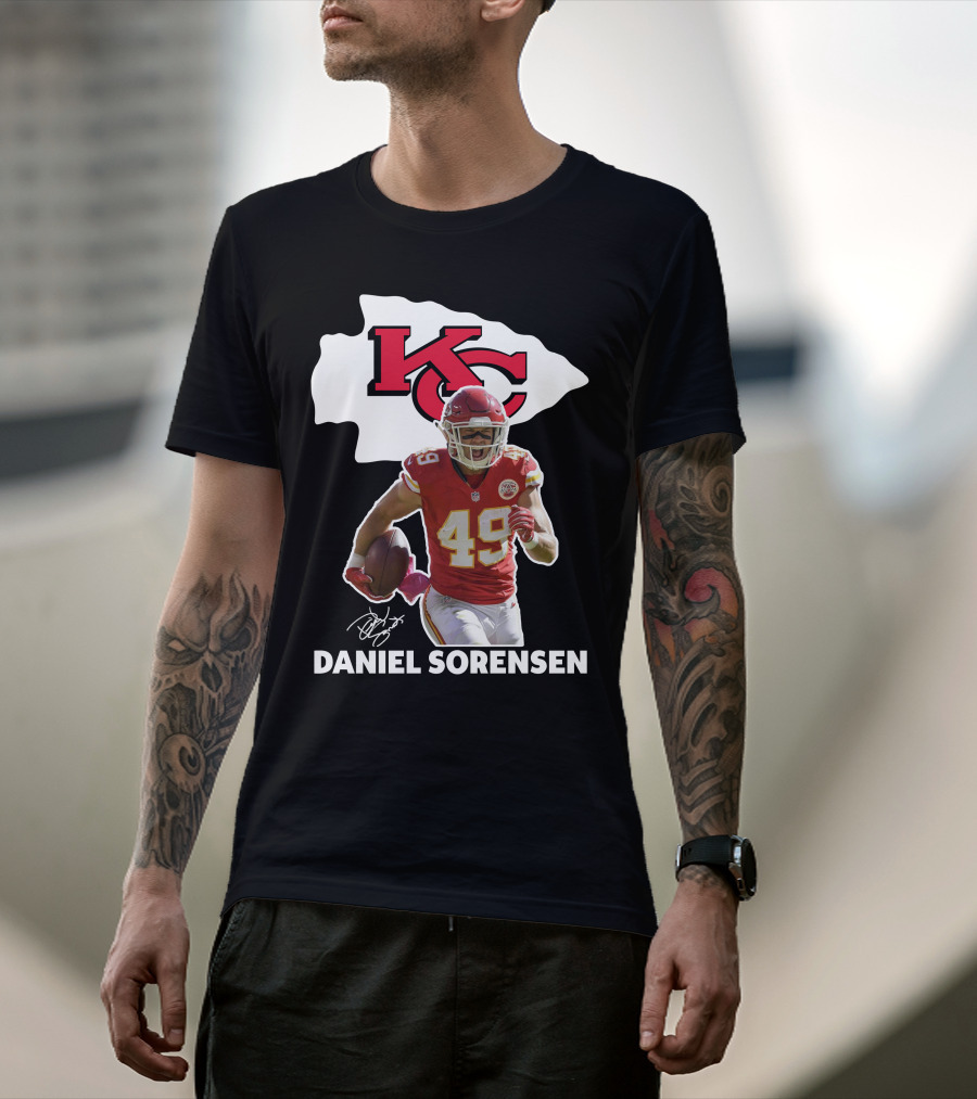 Daniel Sorensen Kansas City Chiefs 49 NFL Football Player T-Shirt