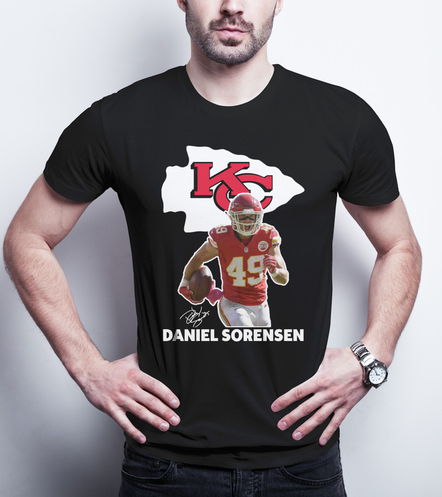 Daniel Sorensen Kansas City Chiefs 49 NFL Football Player T-Shirt