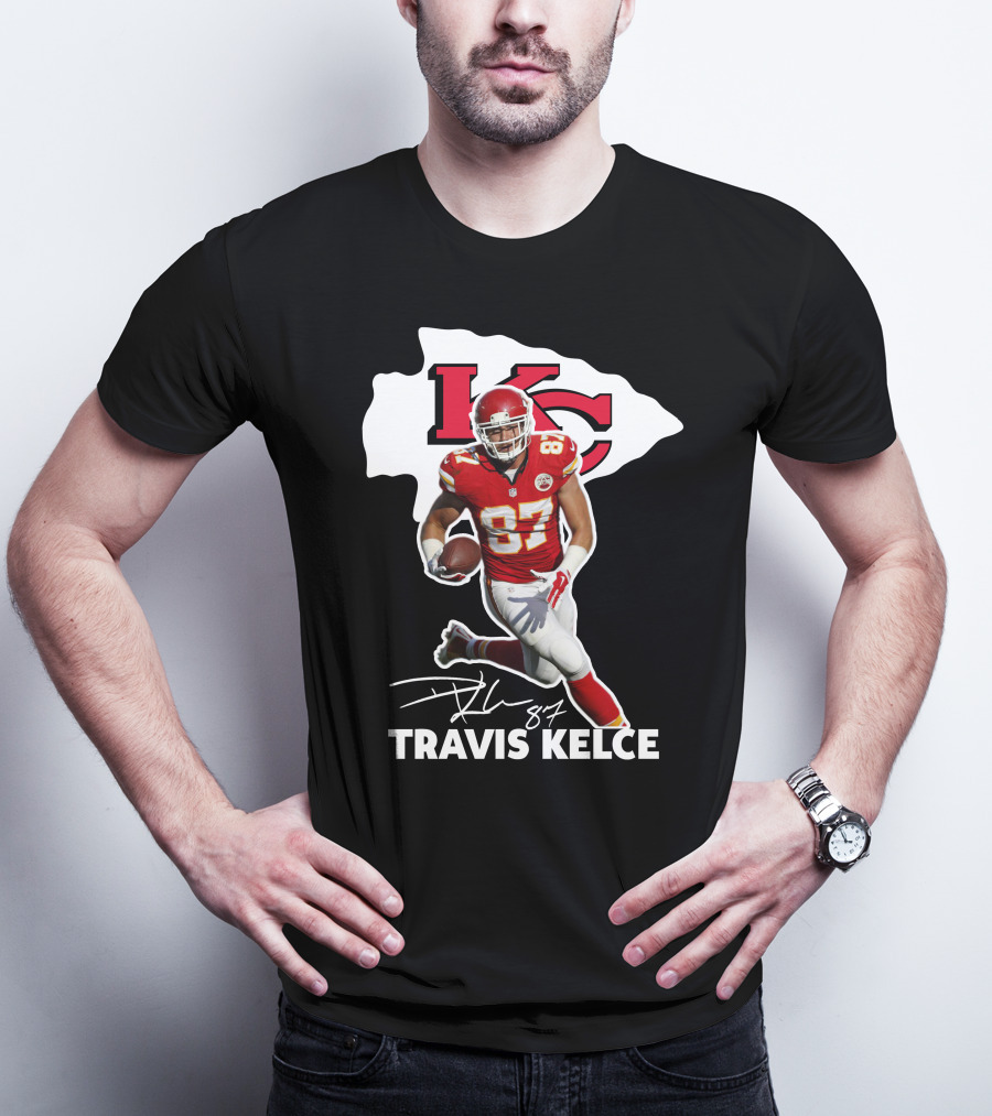 Travis Kelce 87 Kansas City Chiefs Football T-Shirt