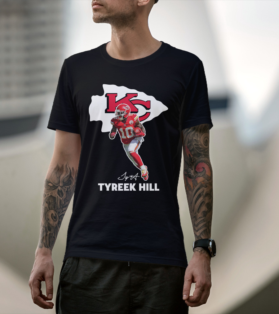 Tyreek Hill KC Football Legend T-Shirt