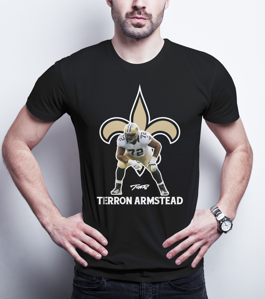 Terron Armstead New Orleans Football T-Shirt