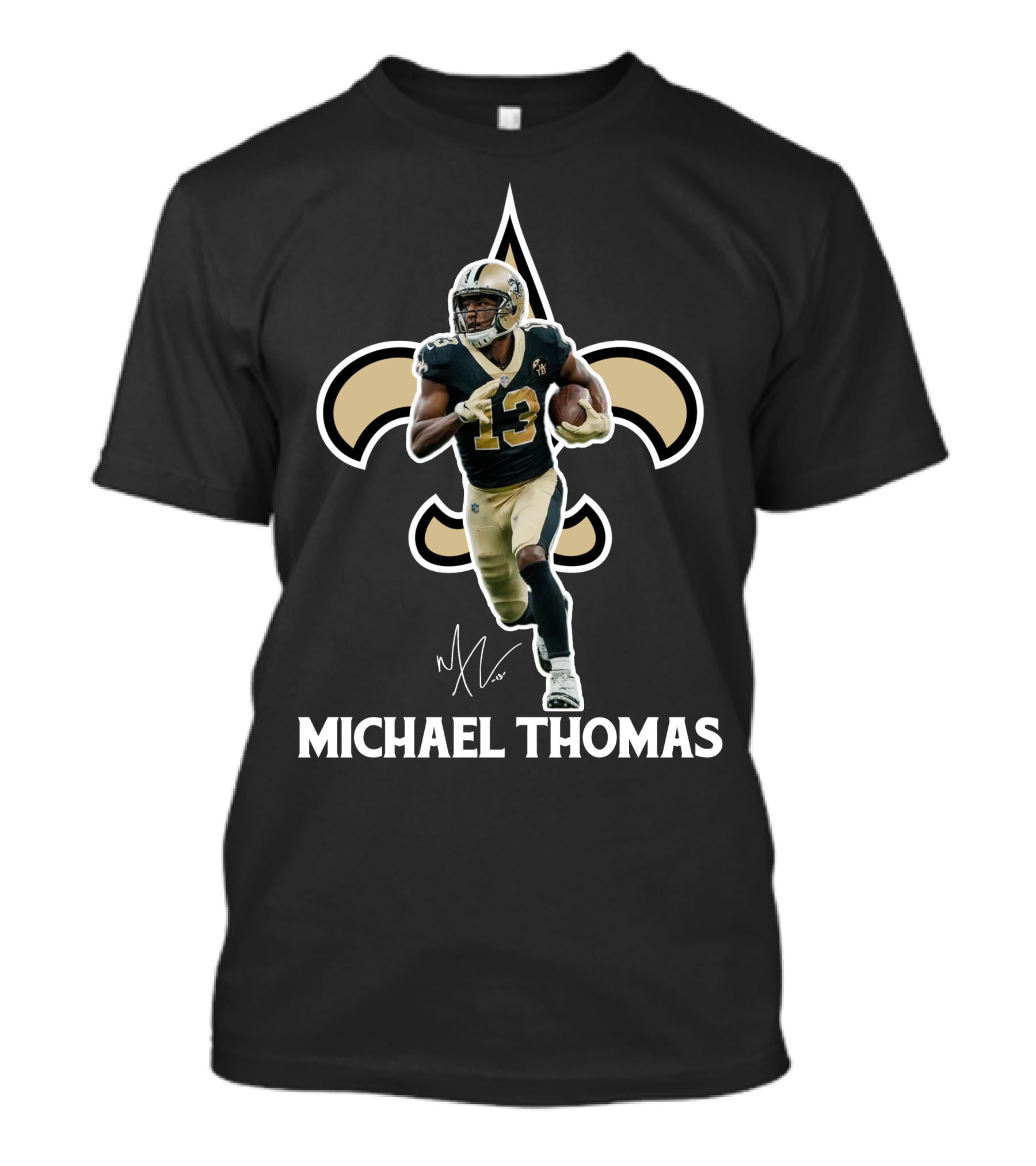 Michael Thomas New Orleans Saints Football Fleur-de-lis T-Shirt
