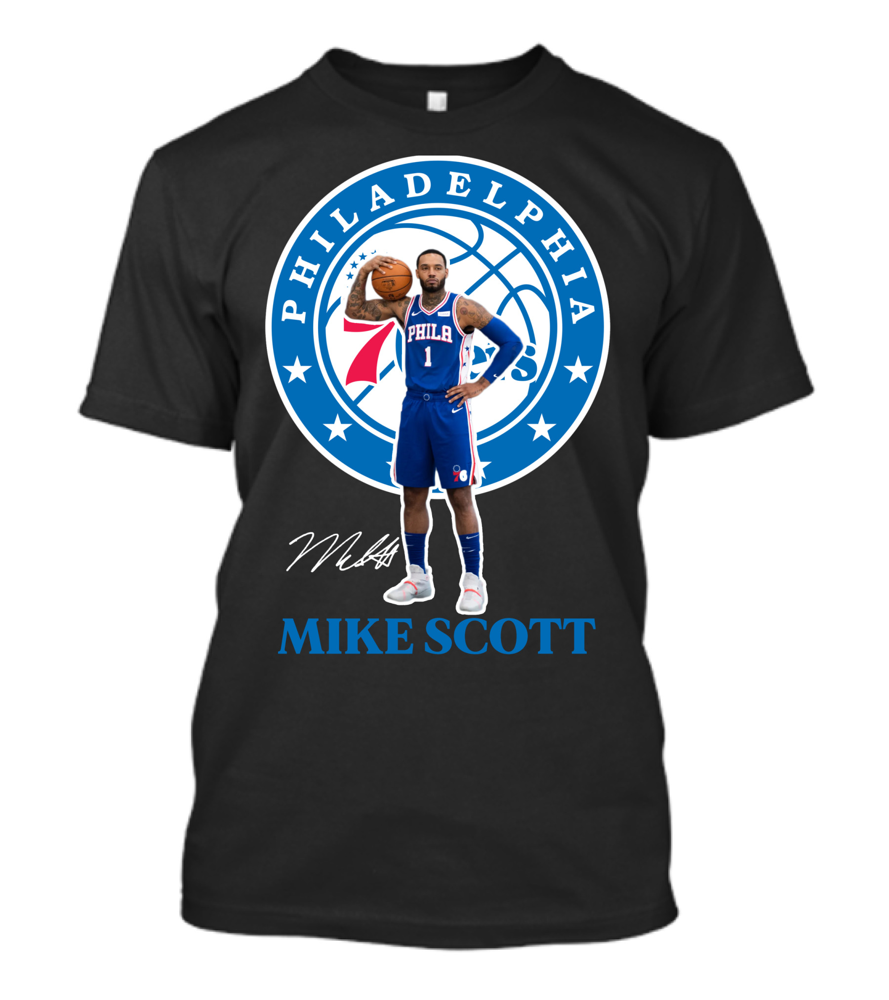 Philadelphia Mike Scott 76Er07 T-Shirt
