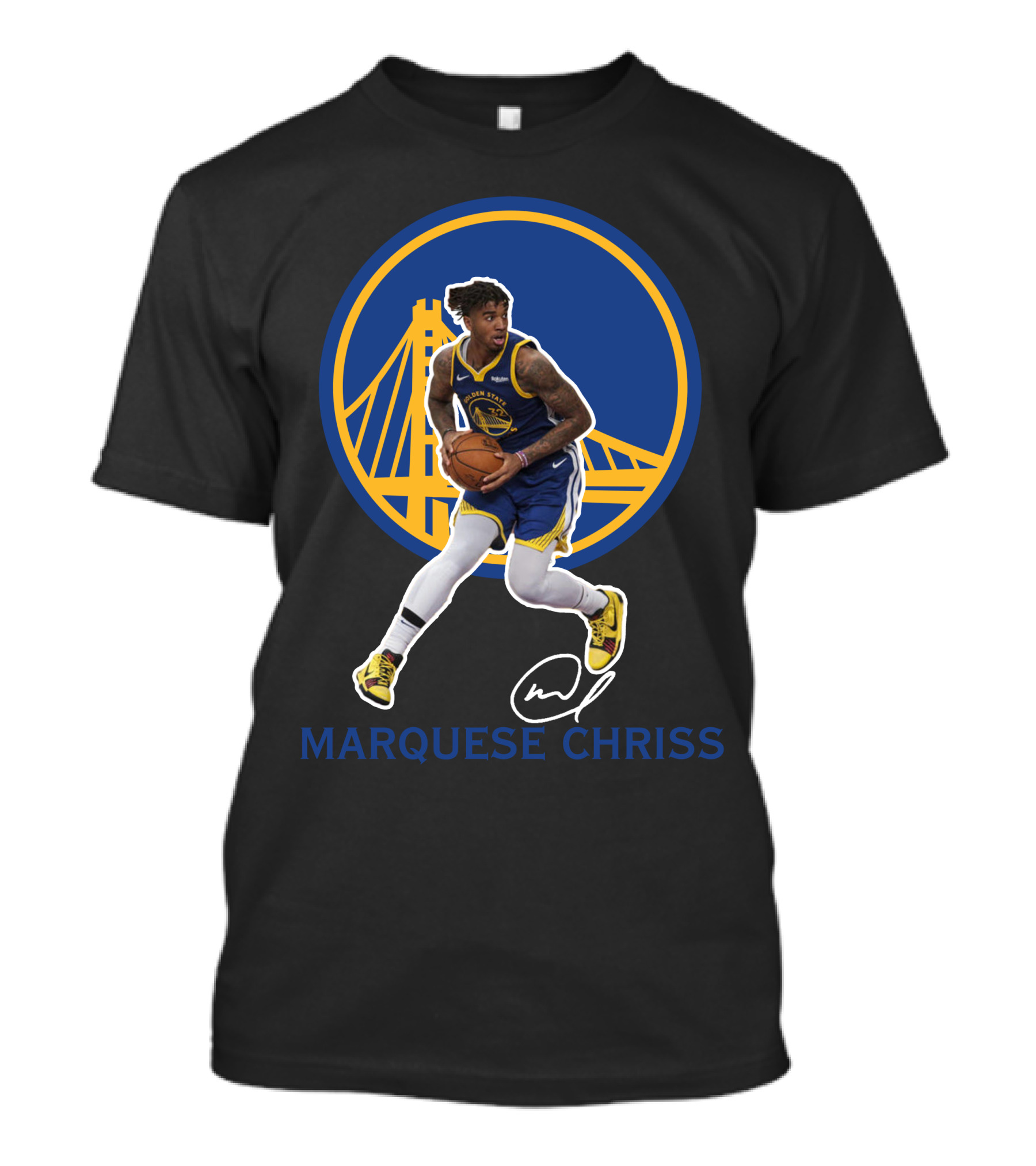 Marquese Chriss Gsw04 Golden State Warriors Basketball T-Shirt