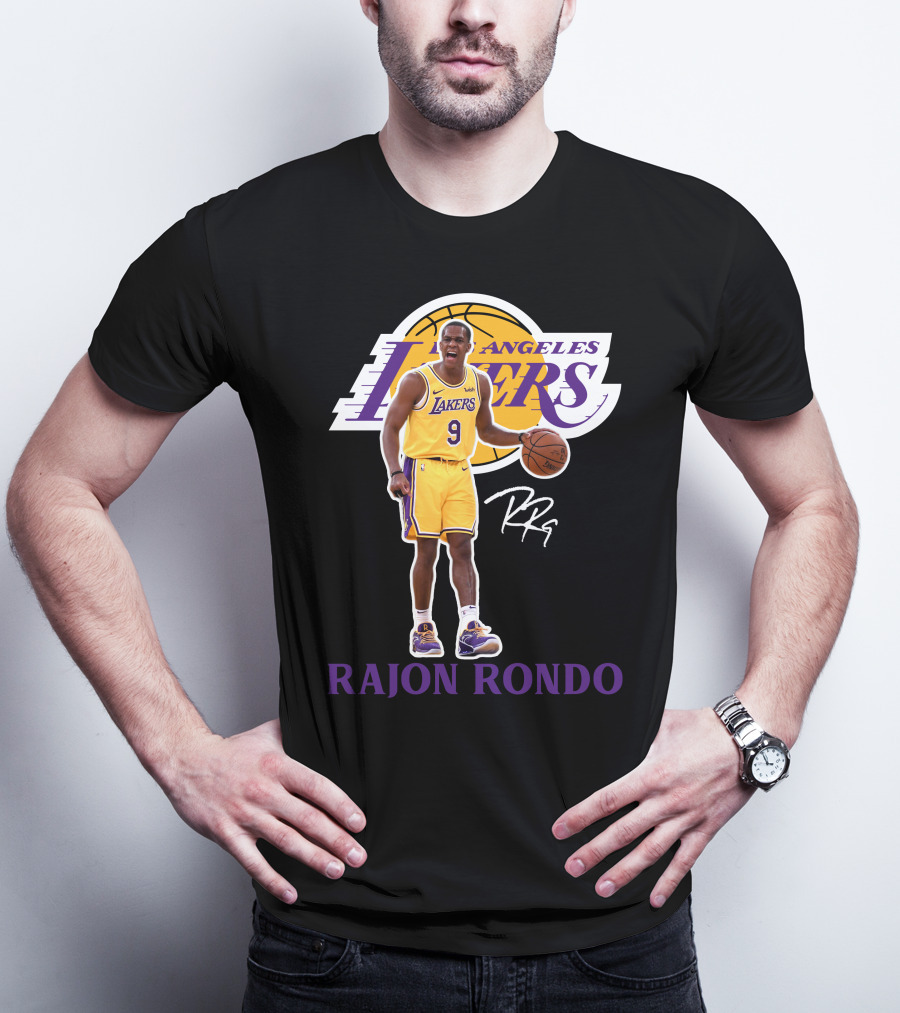 Los Angeles Lakers Rajon Rondo La04 T-Shirt