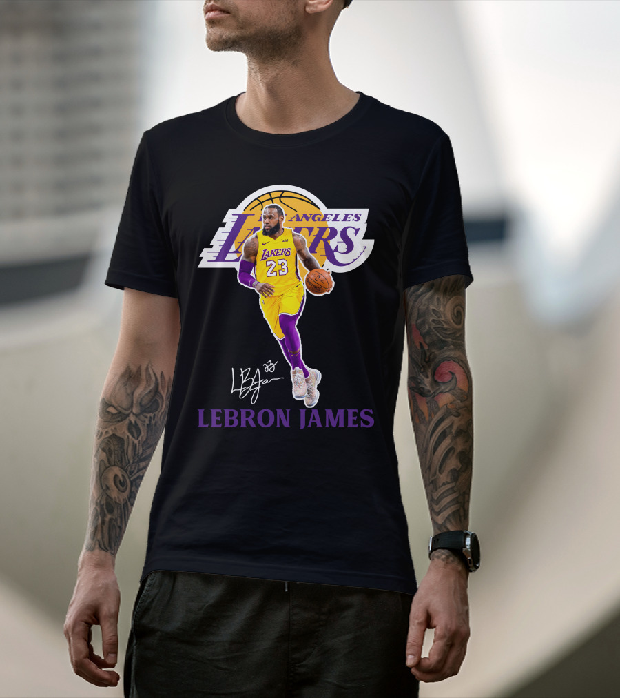 Lebron James Los Angeles Lakers 23 La01 T-Shirt