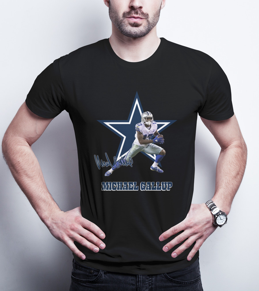 Michael Gallup Dallas Cowboys Star 13 Signature T-Shirt