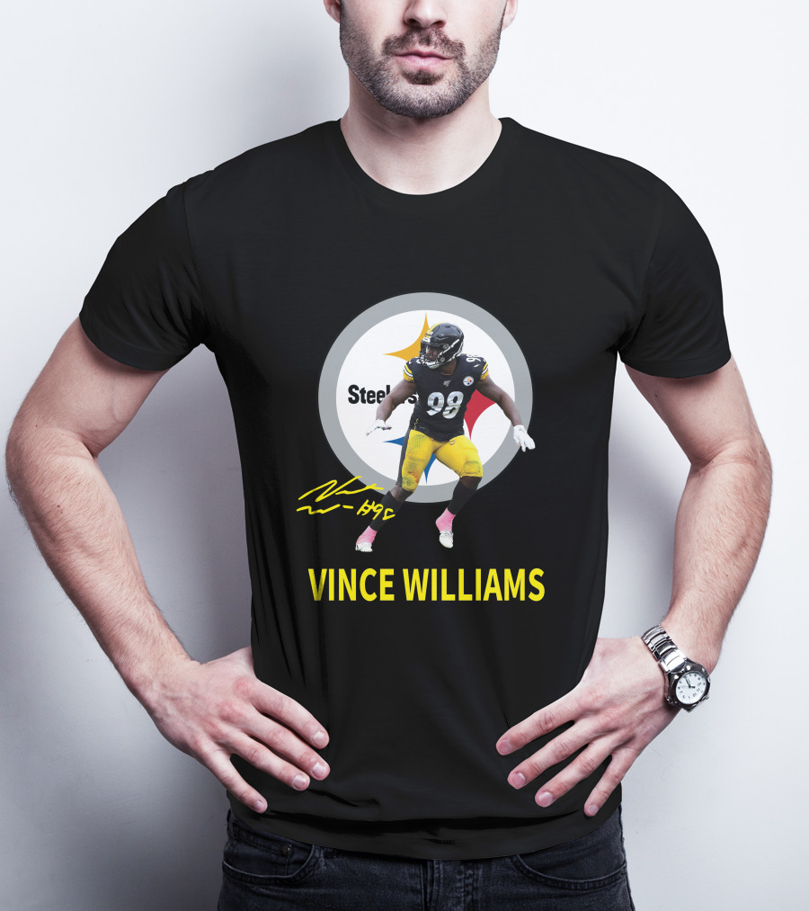 Vince Williams Pittsburgh Steelers 98 Signature Edition T-Shirt