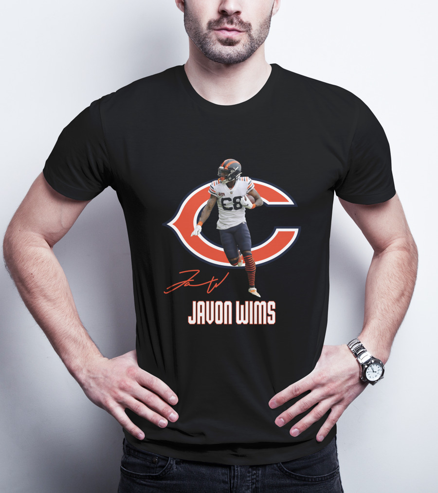 Chicago Bears Javon Wims 08 Football Player Fan Gear T-Shirt