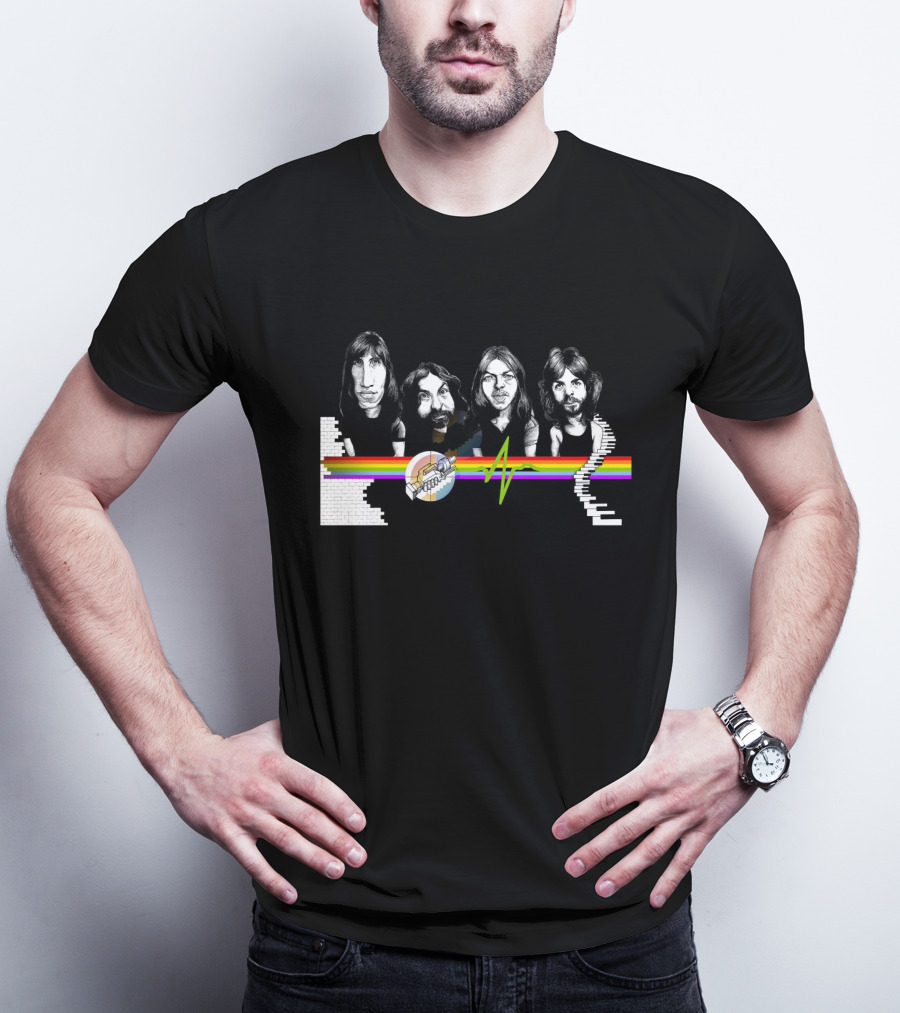 Pink Floyd Dark Side Of The Moon The Wall Band Members T-Shirt