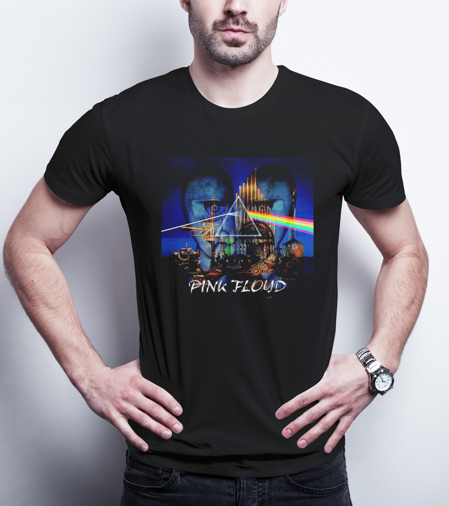 Pink Floyd Dark Side Of The Moon Division Bell Mashup T-Shirt
