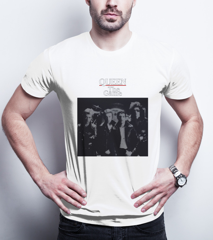Queen The Game Band Photo Vintage Album Cover T-Shirt