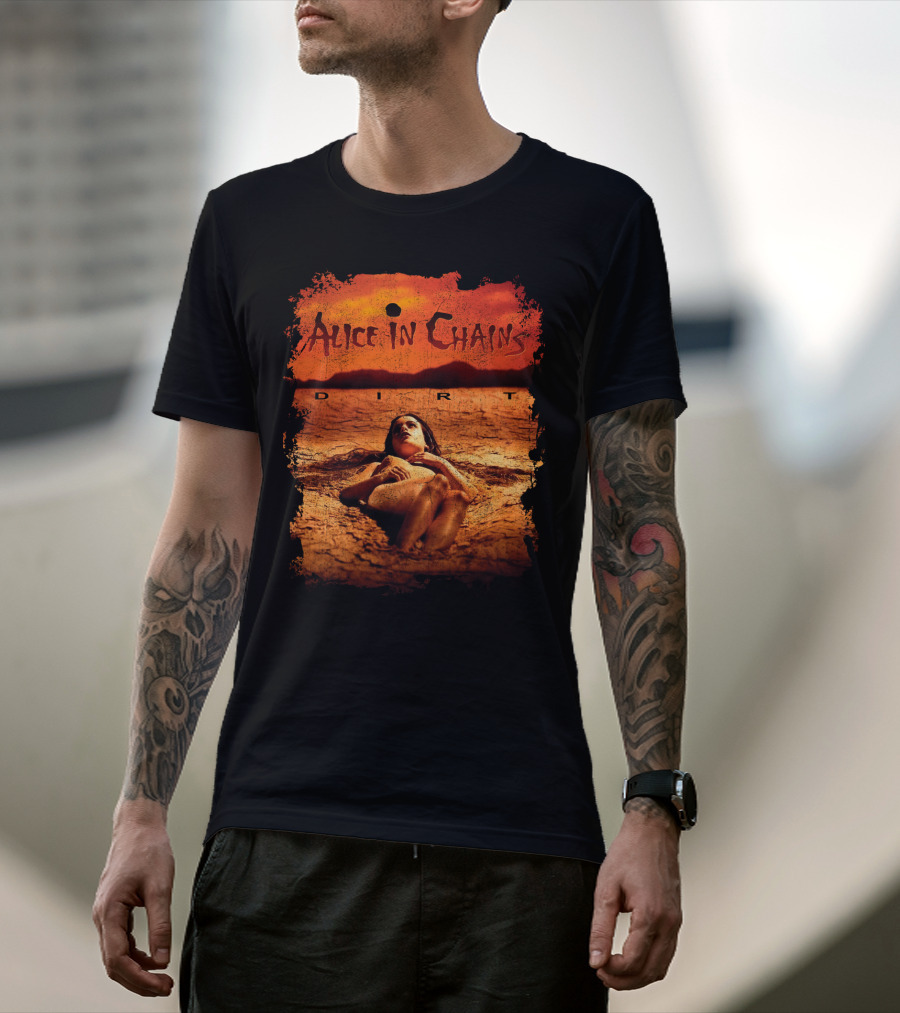 Alice In Chains Dirt Album Cover Art T-Shirt