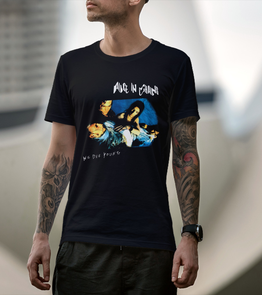 Alice In Chains We Die Young Aic T-Shirt