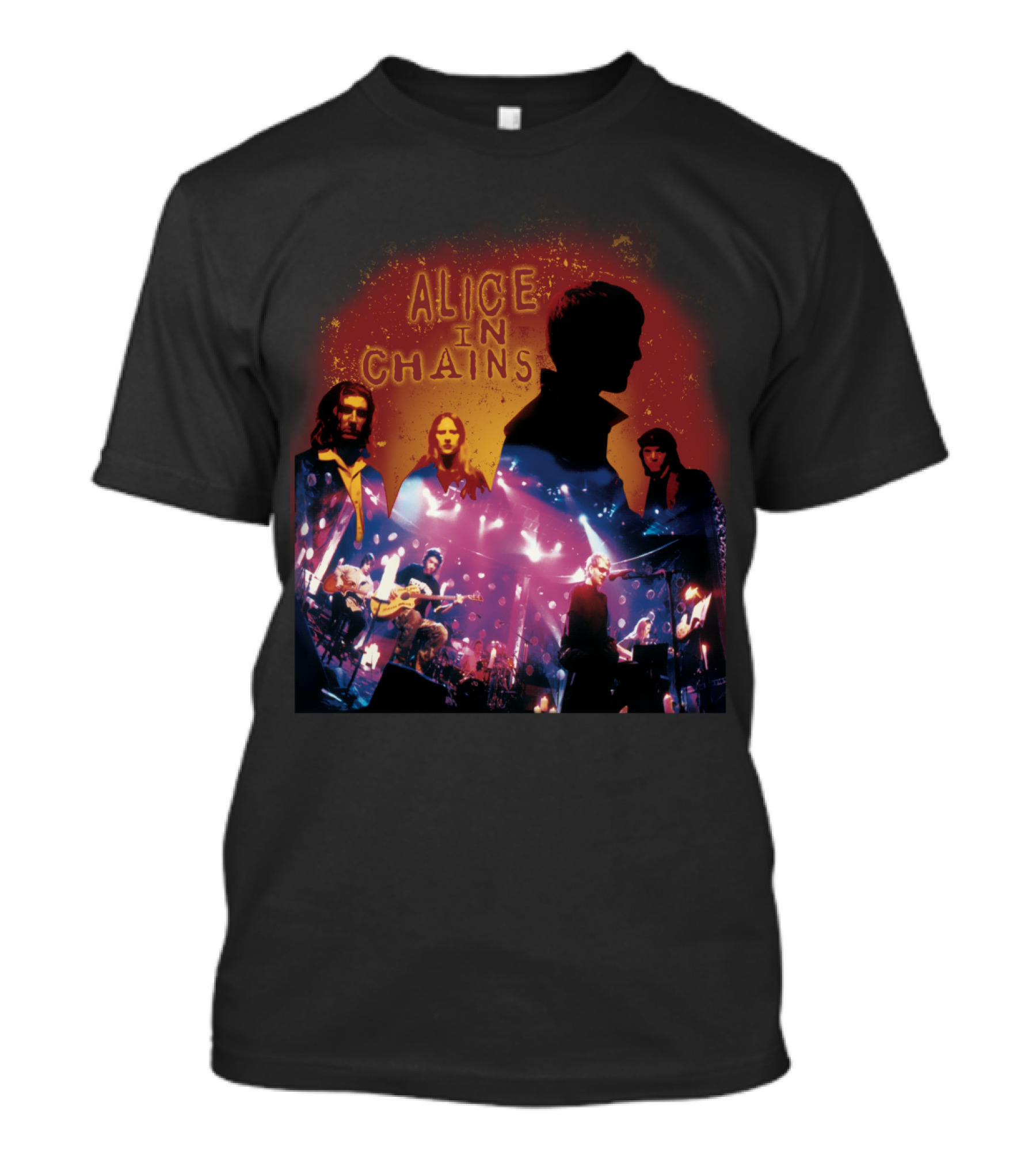 Alice In Chains Aic 17 Live Concert Silhouettes T-Shirt