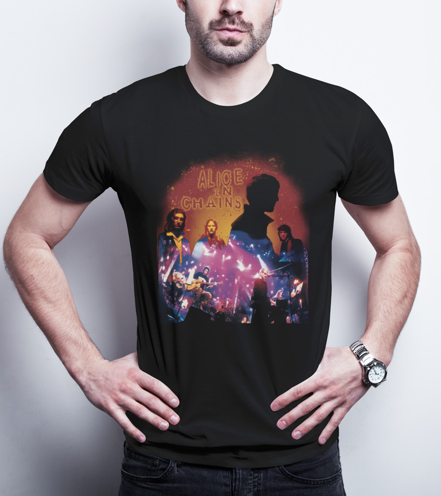 Alice In Chains Aic 17 Live Concert Silhouettes T-Shirt