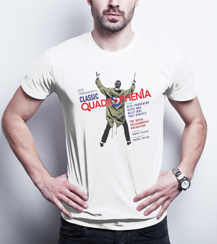Pete Townshend's Classic Quadrophenia The Royal Philharmonic Orchestra Alfie Boe Billy Idol Phil Daniels T-Shirt