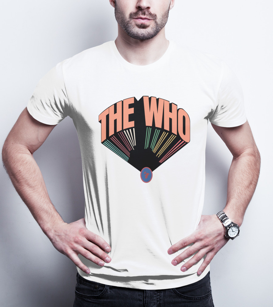 The Who 7 Fan-Shaped Retro T-Shirt